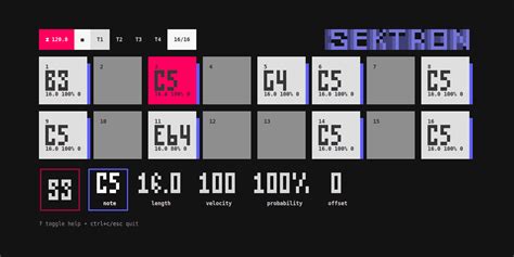 Github Emprclsektron A Midi Step Sequencer In The Terminal Made