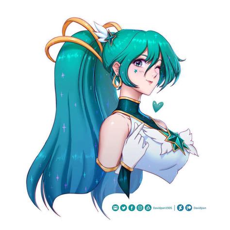 Star Guardian Sona By David Pan 🌟 Scrolller