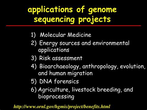 Ppt Applications Of Genome Sequencing Projects Powerpoint Presentation Id 7027929