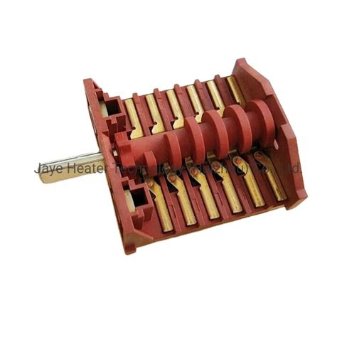 High Temperture Resistance Multi Function Electric Cooking Rotary Switch Selector Switch And
