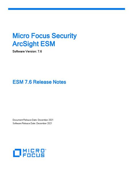 Arcsight Esm 76 Release Notes Pdf Command Line Interface Windows 10