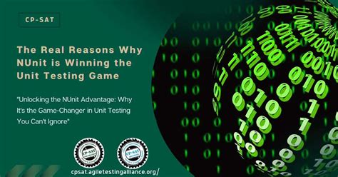 NUnit Advantages In Unit Testing Why NUnit Is Winning The Game