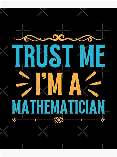 Mathematician Job Poster For Sale By Kivarton Redbubble