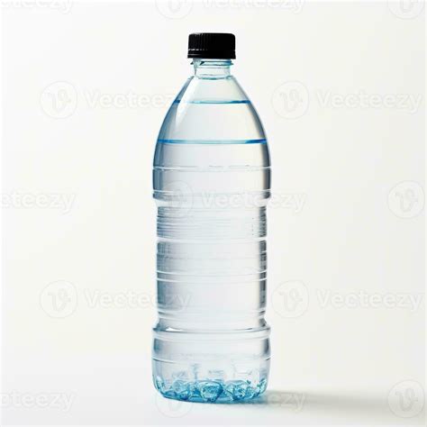 Ai Generated A Plastic Bottle Full Of Water On White Background Drink