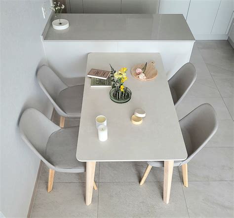 인테리어가구 깔끔하고 튼튼한 한샘 도노 세라믹 식탁 4인용 상세 설명