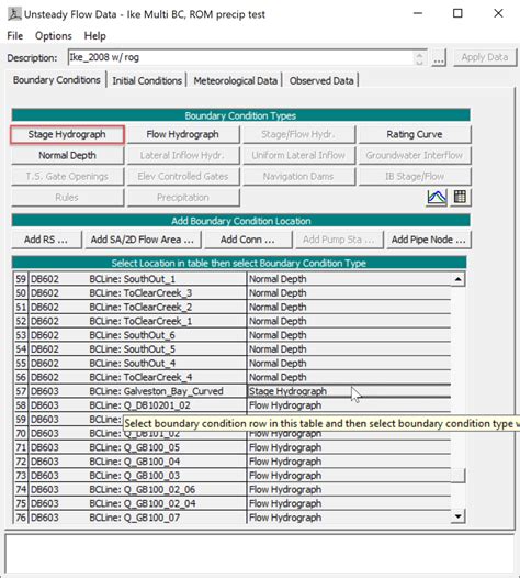 Spatially Variable Water Level Boundary Condition