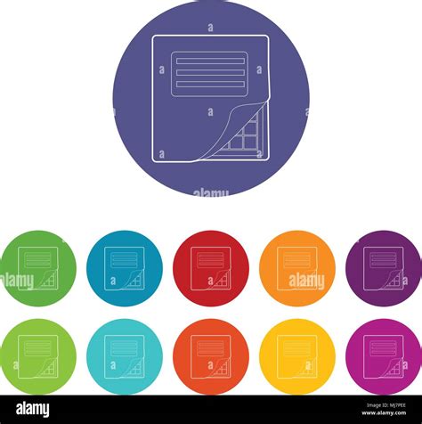 Folder With Table Excel Icon Outline Style Stock Vector Image Art Alamy