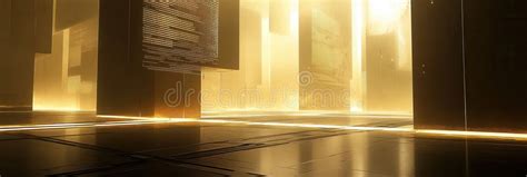 Digital Interface Of Code Showcasing The Golden Ratio In A Futuristic Environment With Glowing