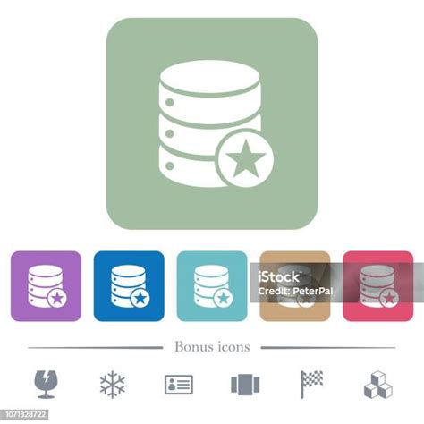 표시 된 데이터베이스 플랫 아이콘 색상에 둥근 사각형 배경 Sql에 대한 스톡 벡터 아트 및 기타 이미지 Sql 계급 금융 Istock