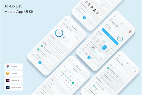 待办事项列表移动应用程序 Ui 工具包 魔棒网