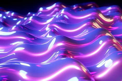 Premium Photo Holographic Foil Abstract Bright 3d Convex Surface With Holographic Colors And