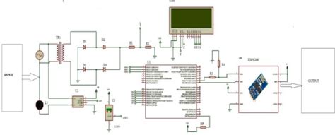 Gsm Based Substation Monitoring And Control System Circuit Diagram Wiring Draw And Schematic