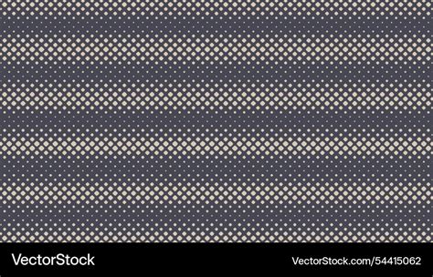 Square Rounded Dots Halftone Pattern Horizontal Vector Image