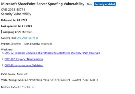 Cve 2025 53770 Microsoft Sharepoint Rce Vulnerability Cynet