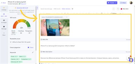 Generate Product Comparison Articles With Ai