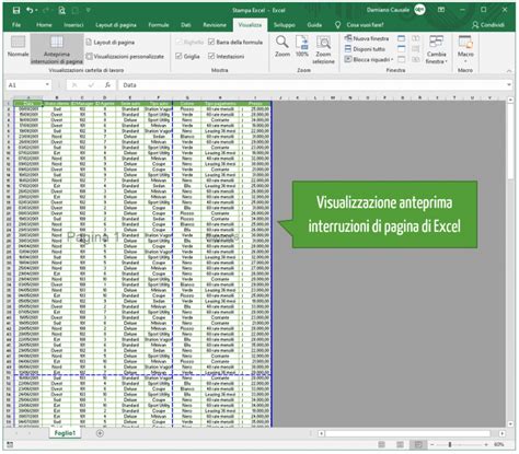 Stampa Excel Come Stampare Foglio Excel Excel Per Tutti