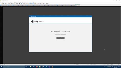 case 977628 unity editor work offline does not work unity engine unity discussions