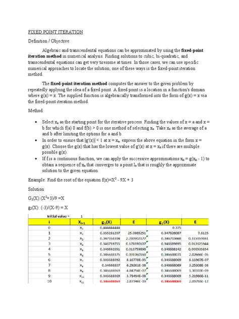 Numerical Methods P1 Pdf Numerical Analysis Equations