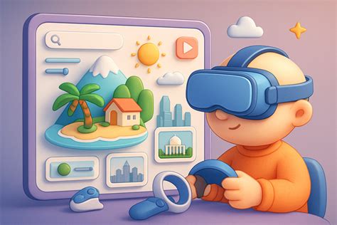 가상 관광 경험을 위한 Vr 플랫폼 인터페이스 디자인