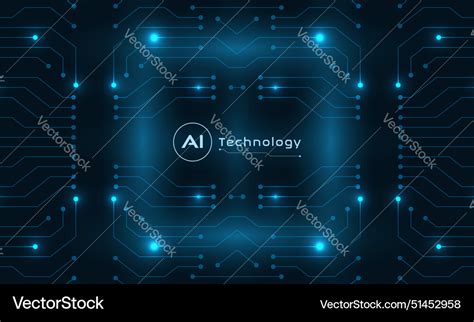 Abstract Circuit Board Futuristic Technology Vector Image