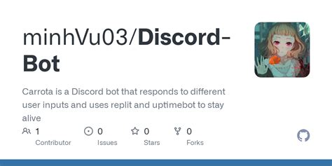 github minhvu03 discord bot carrota is a discord bot that responds