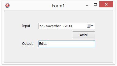 Mengambil Inputan Dari Datetimepicker Delphi Jl Delphi