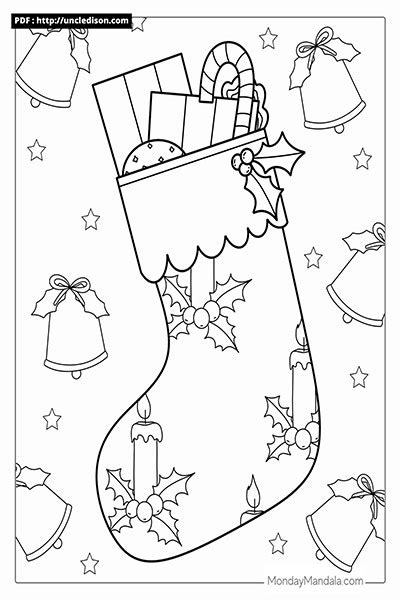크리스마스 색칠공부도안 선물상자 양말 장식 무료프린트45장 네이버 블로그