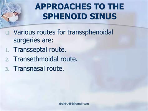 Transsphenoidal Hypophysectomy By Drdhiru456 Pptx