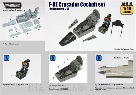 F 8e Cockpit Set