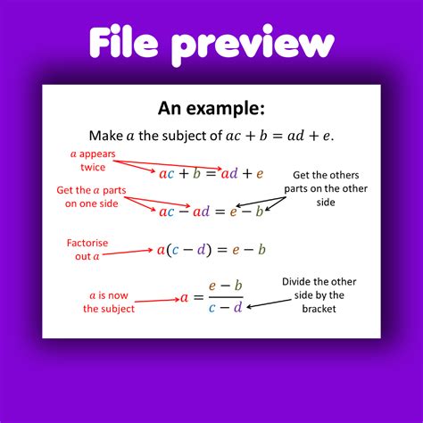 GCSE Simplifying Expressions And Formulae Notes And Worked Examples Andy Lutwyche