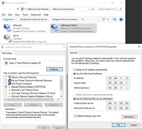 Windows Hyper V Virtual External Switch Disables My Internet Connection Super User