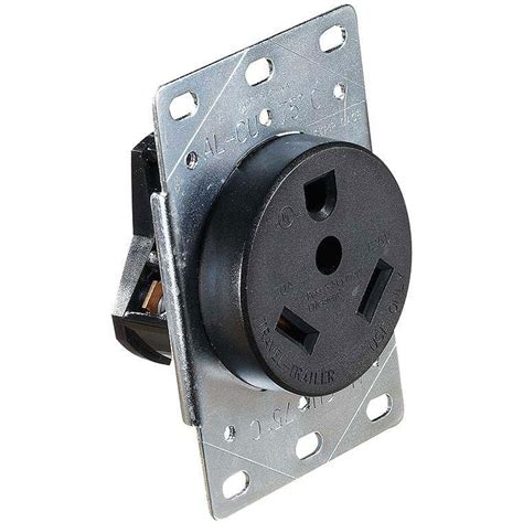 Shop For Rv Designer S971 Ac 30 Amp Receptacle In Plate 30a 125v White