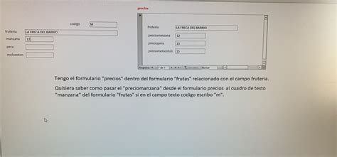Pasar El Valor De Campo De Un Subformulario A Un Formulario Si Contiene Un Valor Determinado