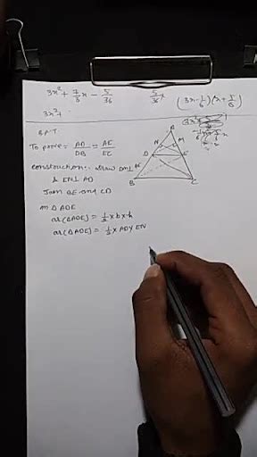 Let S Tearn Basic Proportionality TheoremTheorem If A Line Parallel T