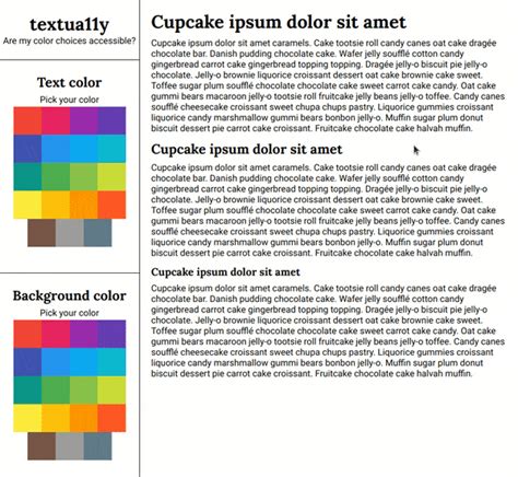 Introducing Textua Y A Color Contrast Tool Ashlee M Boyer