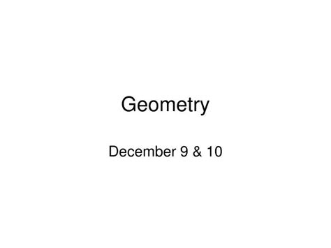 PPT Geometry PowerPoint Presentation Free Download ID 5346152