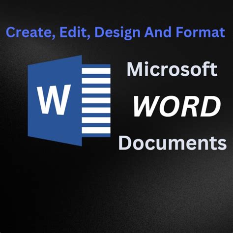 Format Design Create Type Edit Microsoft Word Document By Adellarif