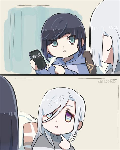 Shenhe And Yelan Genshin Impact Drawn By Xinzoruo Danbooru