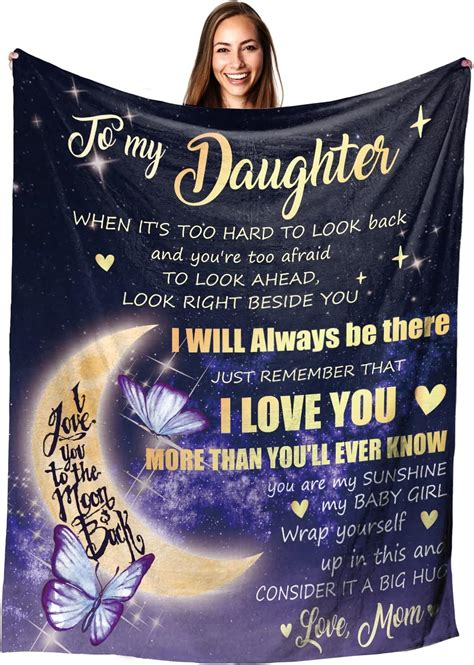 Vetbuosa Daughter Ts From Mum Fleece Blanket Hug To My Daughter