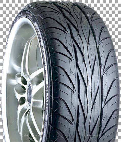 تصویر با کیفیت تایر با رینگ اسپرت بدون پس زمینه