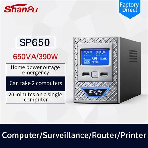 Offline Uninterruptible Power Supply 650va 1000va 1500va 2000va Line Interactive Ups China