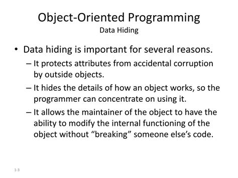Ppt Introduction To Object Oriented Programming Classes Objects Methods And Attributes