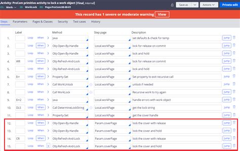 Lock Mechanism With Case Hierarchy Support Center