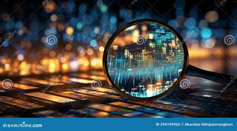 Data Visualization Close Up Technology Digitalization Optimization Of