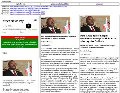 GitHub Awendland Readable Web Extractor Comparison Manually Compare Various Readable Web