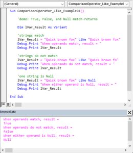 Comparison Operators In VBA Master Office VBA