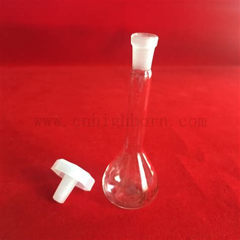 Clear Lab Borosilicate Glass Volumetric Flask Bottle With Sealed Top Clear Lab Borosilicate Glass Volumetric Flask Bottle With Sealed Top
