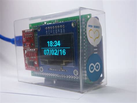 Thermoclock An Opensource Arduino Uno Oled Clock That Also Measures