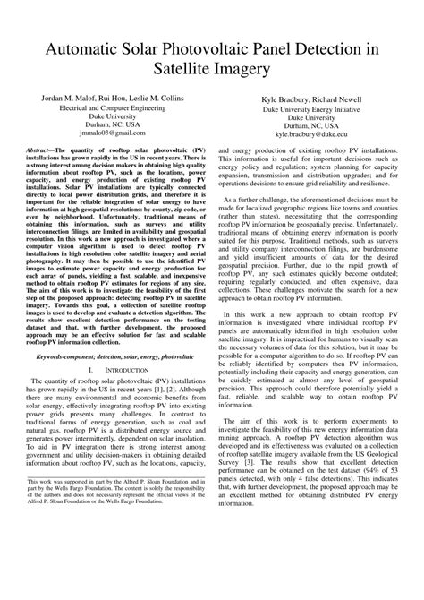 Pdf Automatic Solar Photovoltaic Panel Detection In Satellite Imagery
