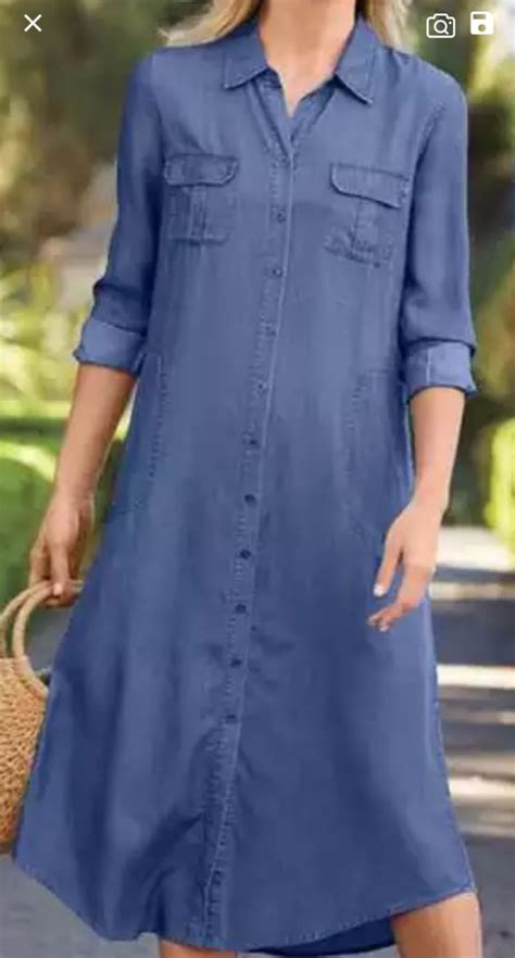Pin De Mª Angeles En Ropa Femenina Y Masculina Vestidos Camiseros De Mezclilla Vestidos En